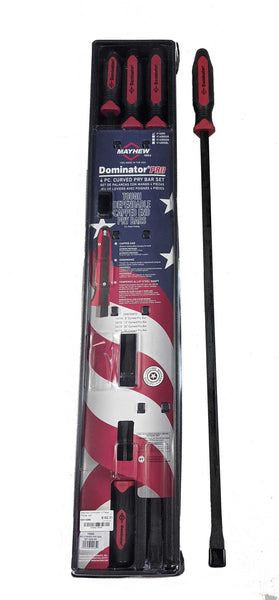 Mayhew Tools 4 Piece Dominator Pry Bar Set w Free 36" Pry Bar – Rocklands
